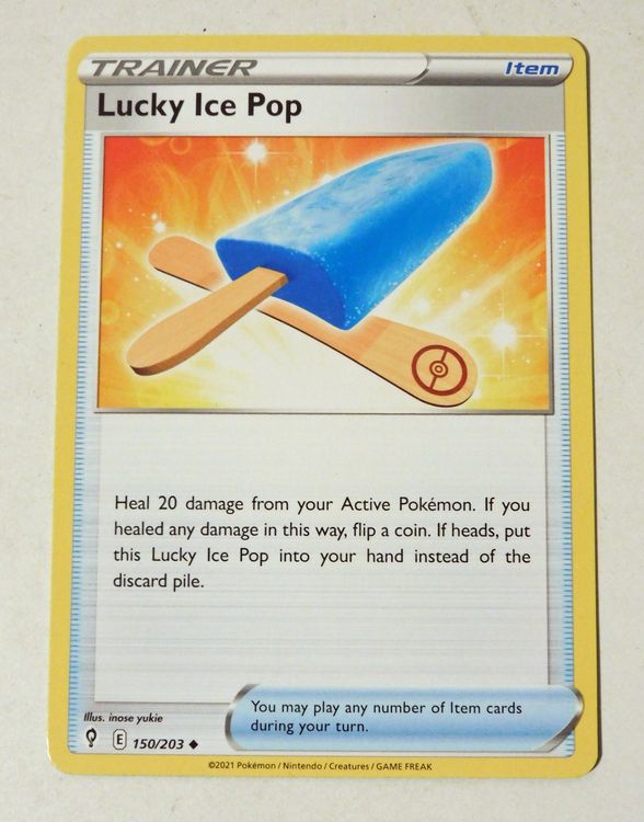 Pokemon Sammelkarte Trainer Card Lucky Ice Pop Karte 2021 | Kaufen auf Ricardo
