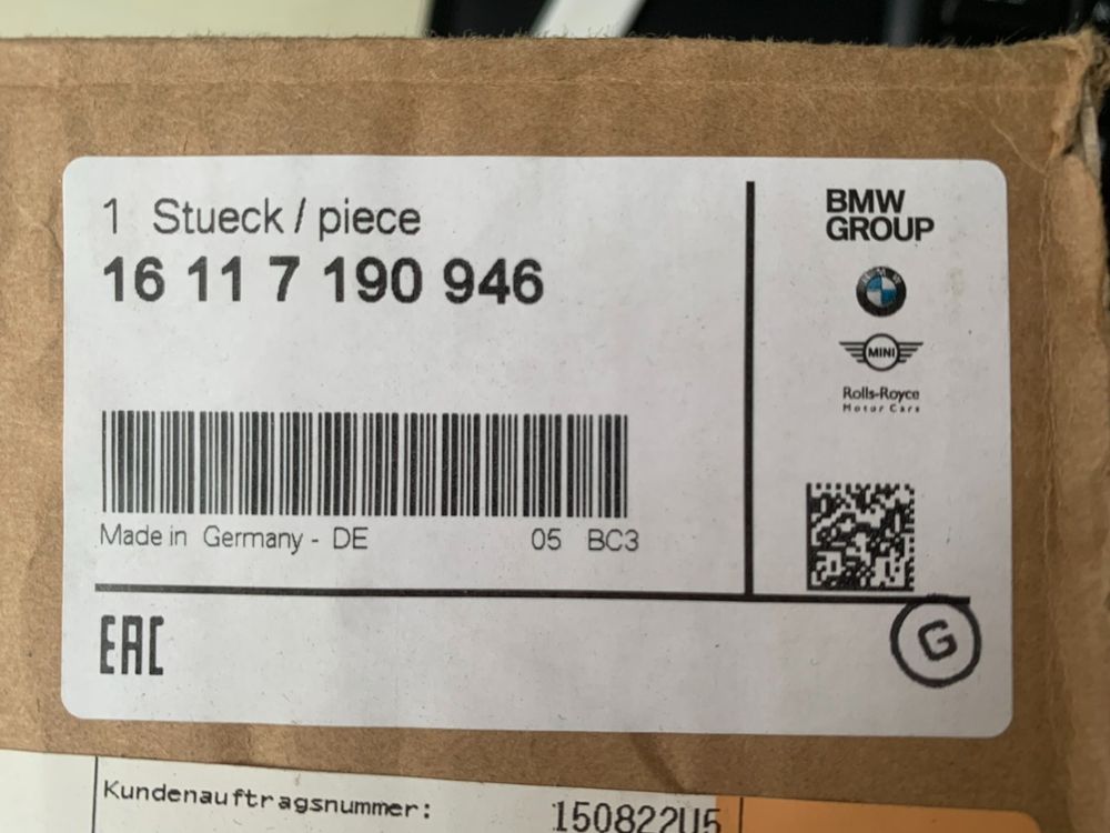BMW original Benzinpumpe 16117190946 | Kaufen auf Ricardo