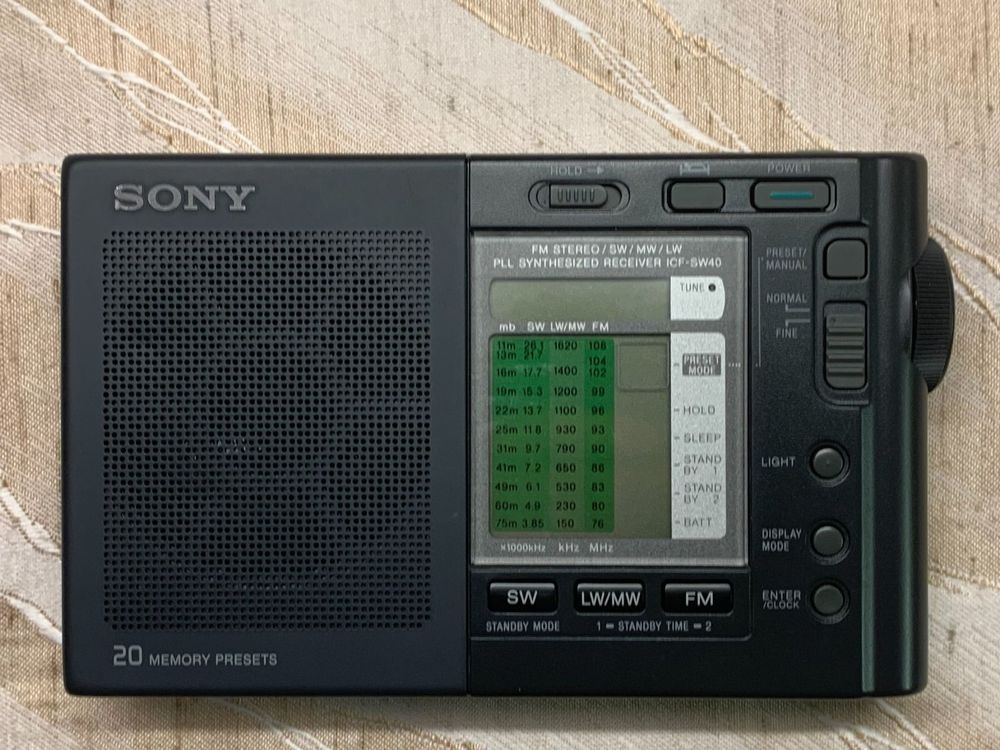Sony Radio ICF-SW40 (Gebraucht) in Koppigen für CHF 25 – mit Lieferung ...