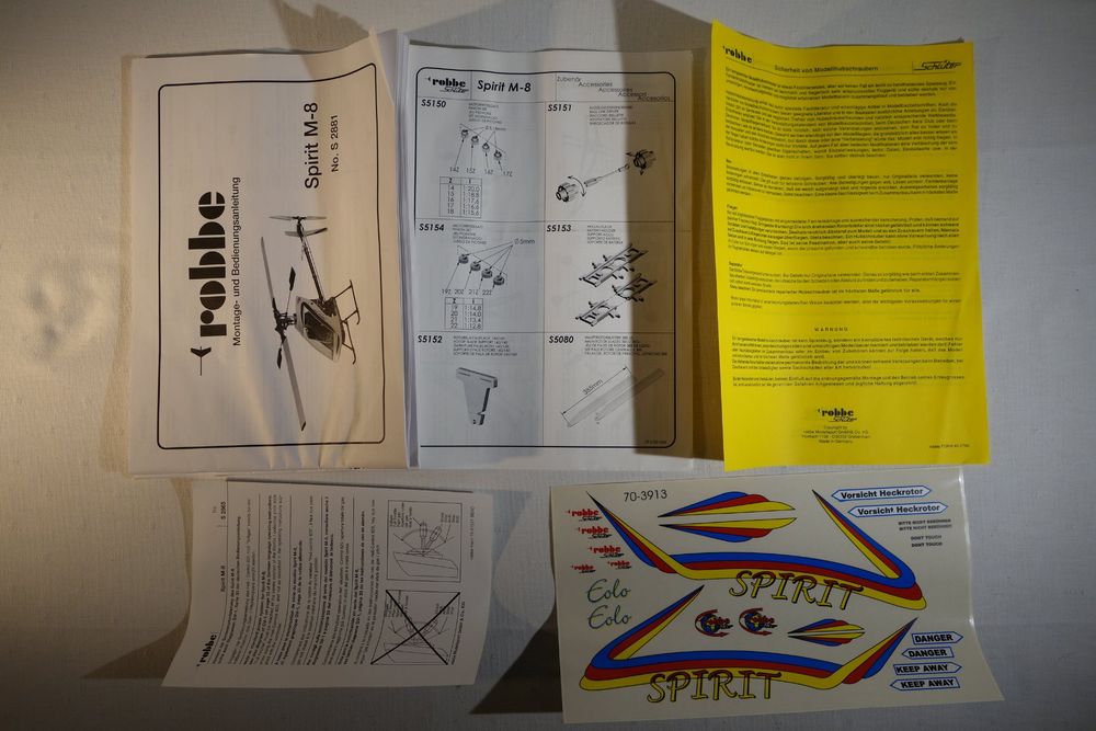 Robbe Schlüter Spirit M-8 Huges 300 C NEU, PLUS EXTRAS | Acheter sur ...