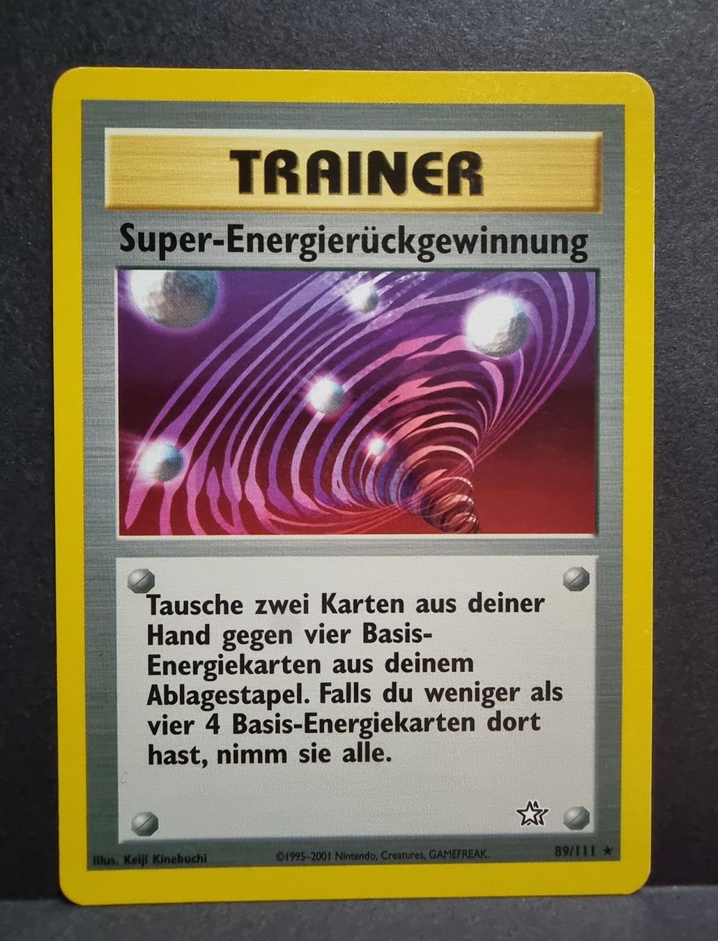 Pokémon Neo Genesis - Super-Energierückgewinnug 89/111 🇩🇪 (Neu (gemäss ...