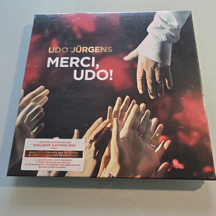 Udo Jürgens - Merci, Udo! 3LP Vinyl Box, Limited Ed. neu/OVP (Neu und ...