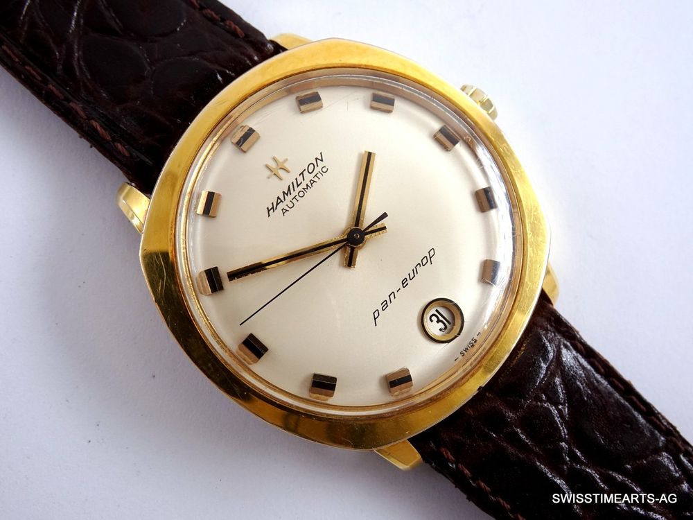 HAMILTON PAN-EUROP 1960ER AUTOMATIK 64A SAMMLERUHR (Gebraucht) in ...