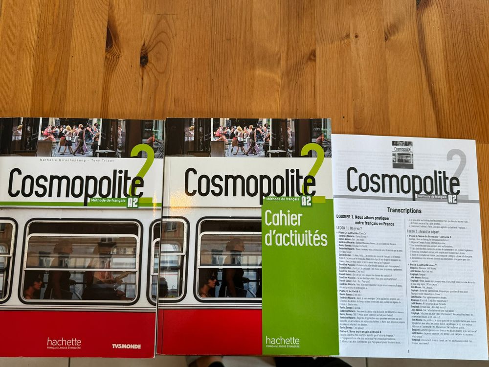 Cosmopolite 2 - Livre de l'élève, Cahier d'activités, CDs (Gebraucht ...