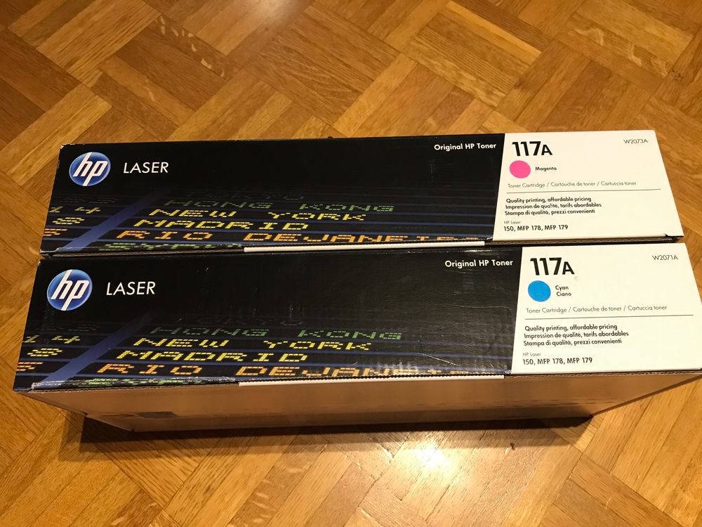 HP Laser 117a Magenta und Cyan | Kaufen auf Ricardo