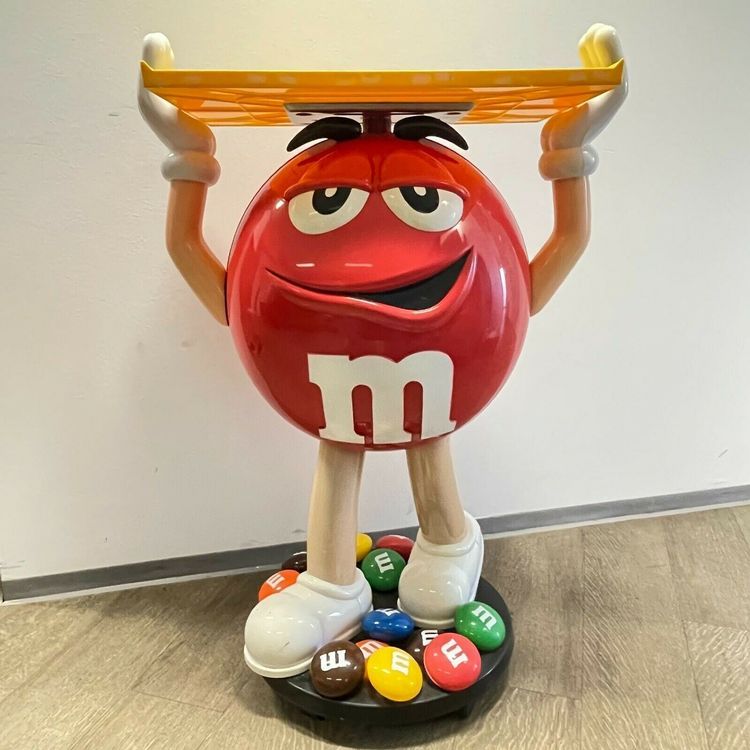 M & M's ROT, 103cm, mit Rollen + Tablett (Gebraucht) in Orpund für CHF ...