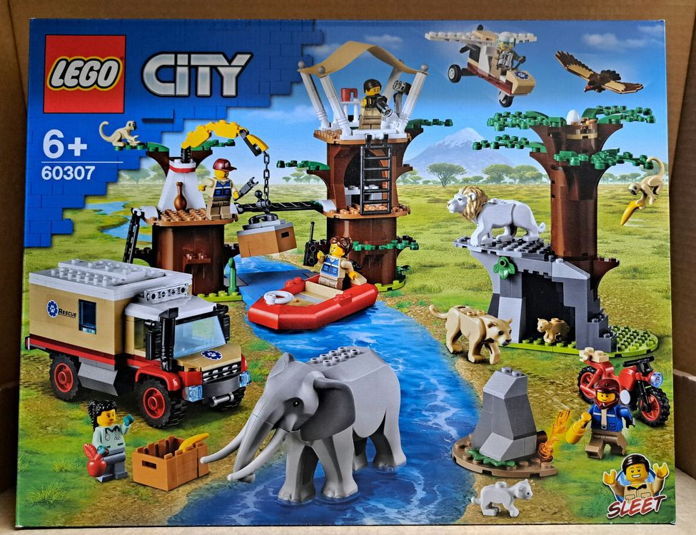 LEGO City 60307 Wildtiere-Rettungseinsatz (Neu und originalverpackt) in ...