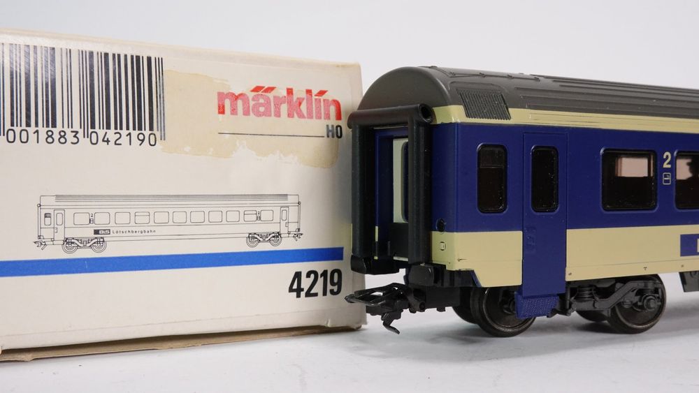 4ø Märklin 4219 BLS Personenwagen EW IV 2. Klasse 4) (Gebraucht) in Uetendorf für CHF 30 – mit ...