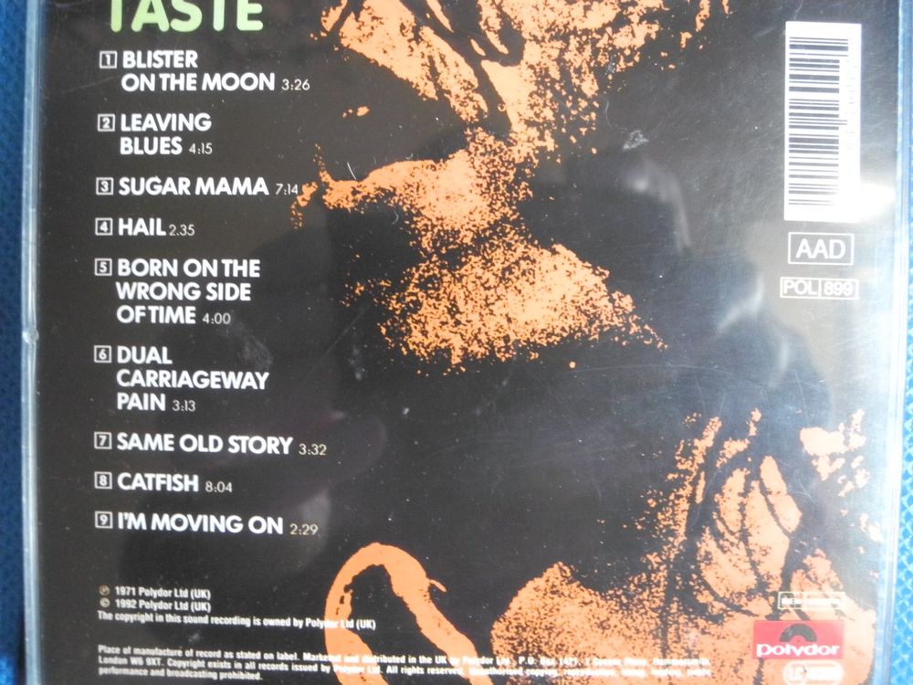 TASTE 1st album (Rory Gallagher) (Gebraucht) in für CHF 3 – mit ...