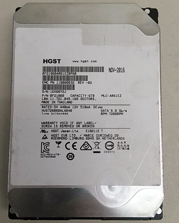 HGST Ultrastar 6 TB HE6 HUS726060ALA640 (Gebraucht) in für CHF 56 – mit ...