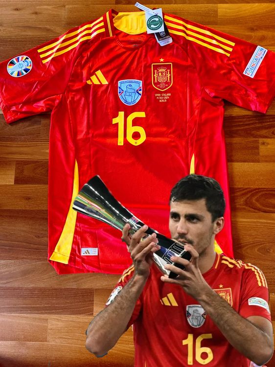 Rodri Euro 2024 final- Spain player version jersey (Neu und ...