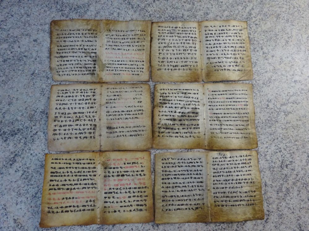 Antike Schriften Pergament / religiöse Textsammlung | Kaufen auf Ricardo