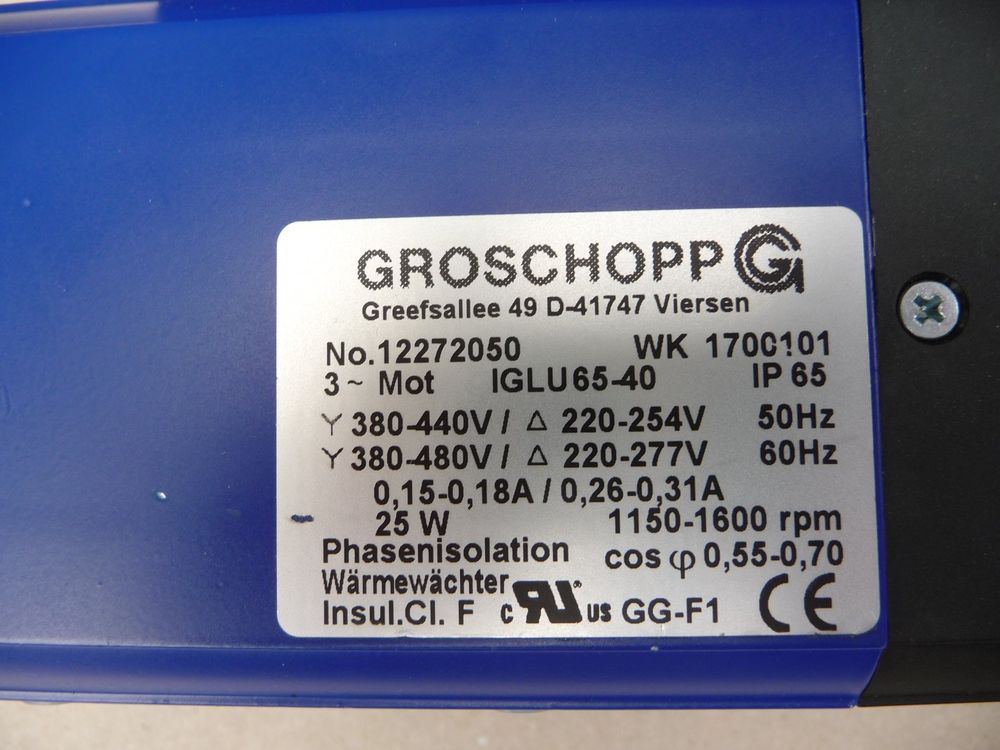 Elektro Motor Groschopp 230V 400V (Gebraucht) in Erlen für CHF 66 – mit ...