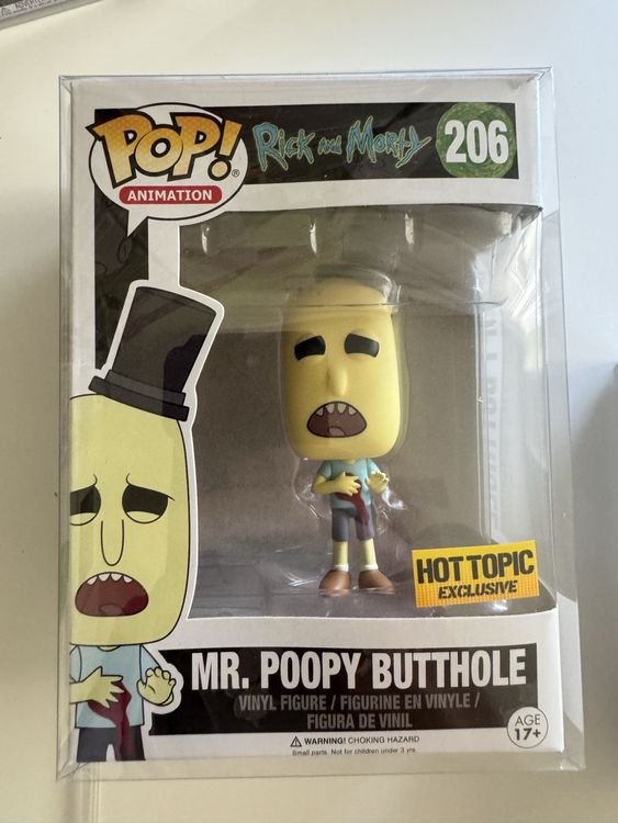 Funko pop Rick and Morty Mr. Poopy Butthole Exclusive (Neu und ...