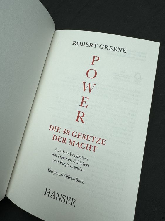 Robert Greene Buch Power | Kaufen auf Ricardo