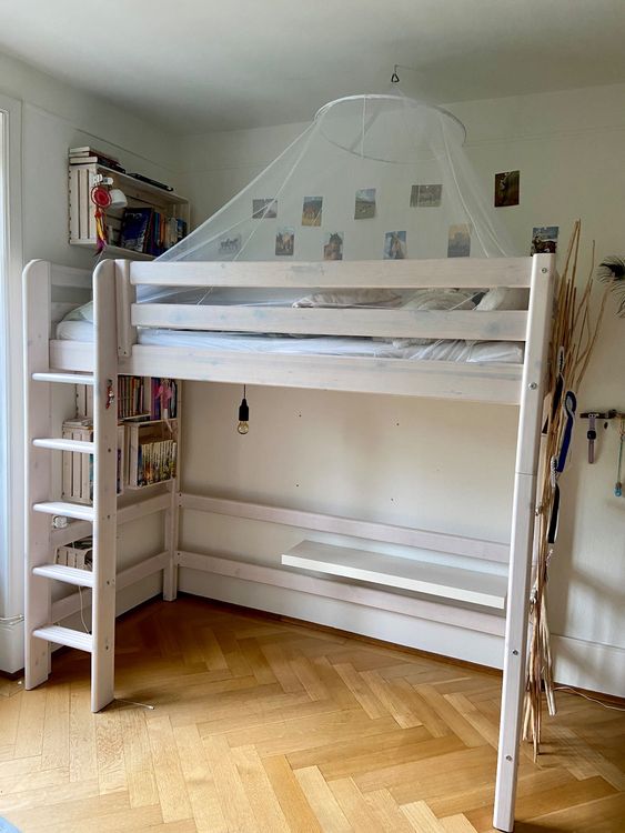 Flexa Classic Hochbett inkl. Lattenrost + Matratze (Gebraucht) in Basel für CHF 525 – nur ...