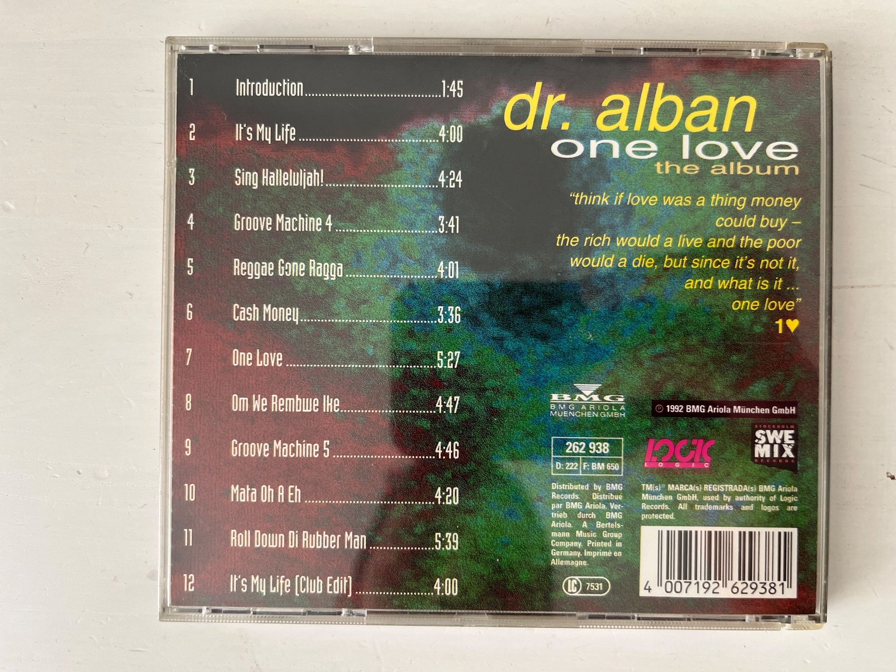 Dr. Alban - One Love - The Album 💿 (Gebraucht) in Sierre für CHF 2.95 ...
