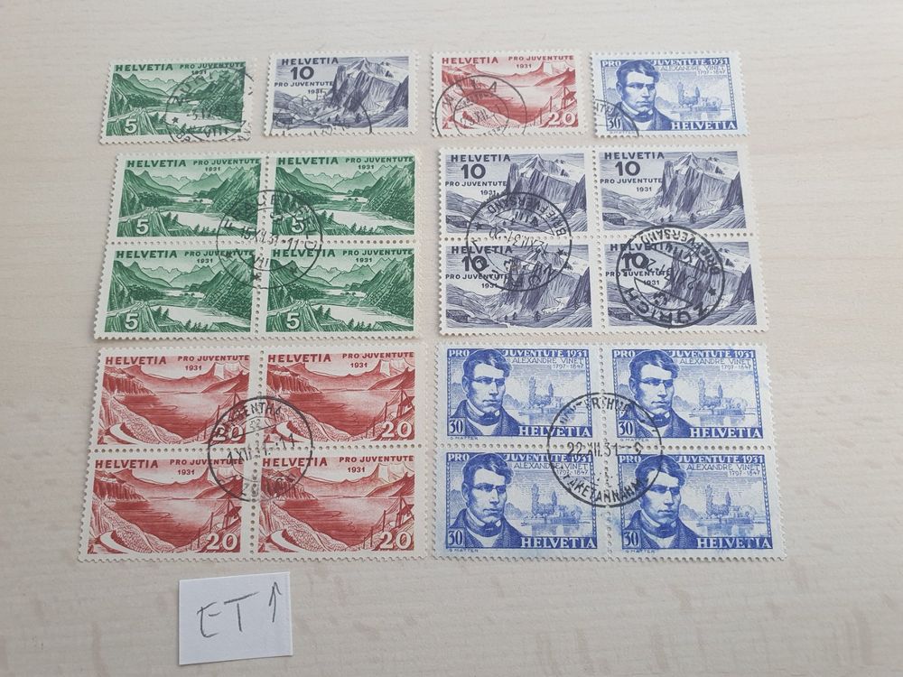 PJ Serie 1931, Kat ü. 220.- ab 1.- (Gebraucht) in für CHF 8.5 – mit Lieferung auf Ricardo kaufen