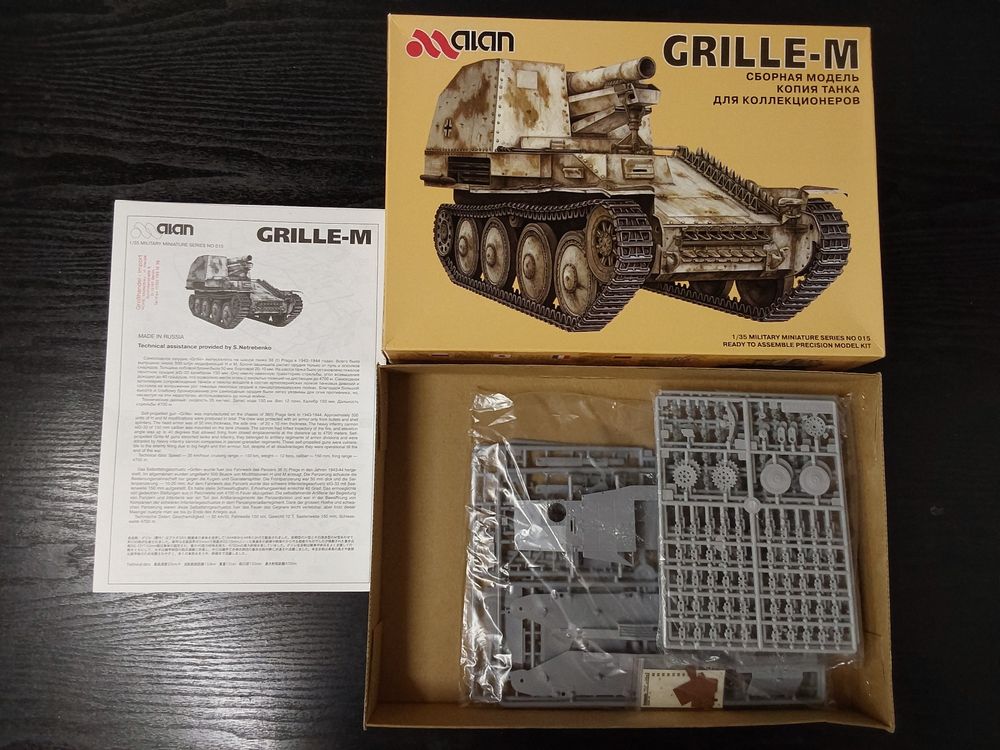 Panzer Modellbausatz Grille-M 1:35 WK II Militärfahrzeug (Neu (gemäss ...