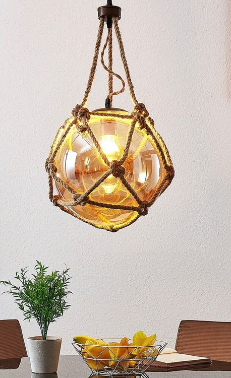 Tolle Designer Lampe Kugel in Seil , NP ca. CHF 150.- (Gebraucht) in Zürich für CHF 73 – mit ...