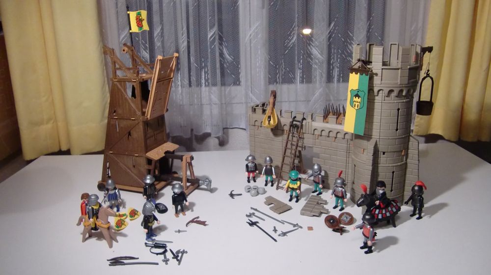 Playmobil Ritterburg + Angriffsturm Mittelalter SELTEN | Kaufen auf Ricardo