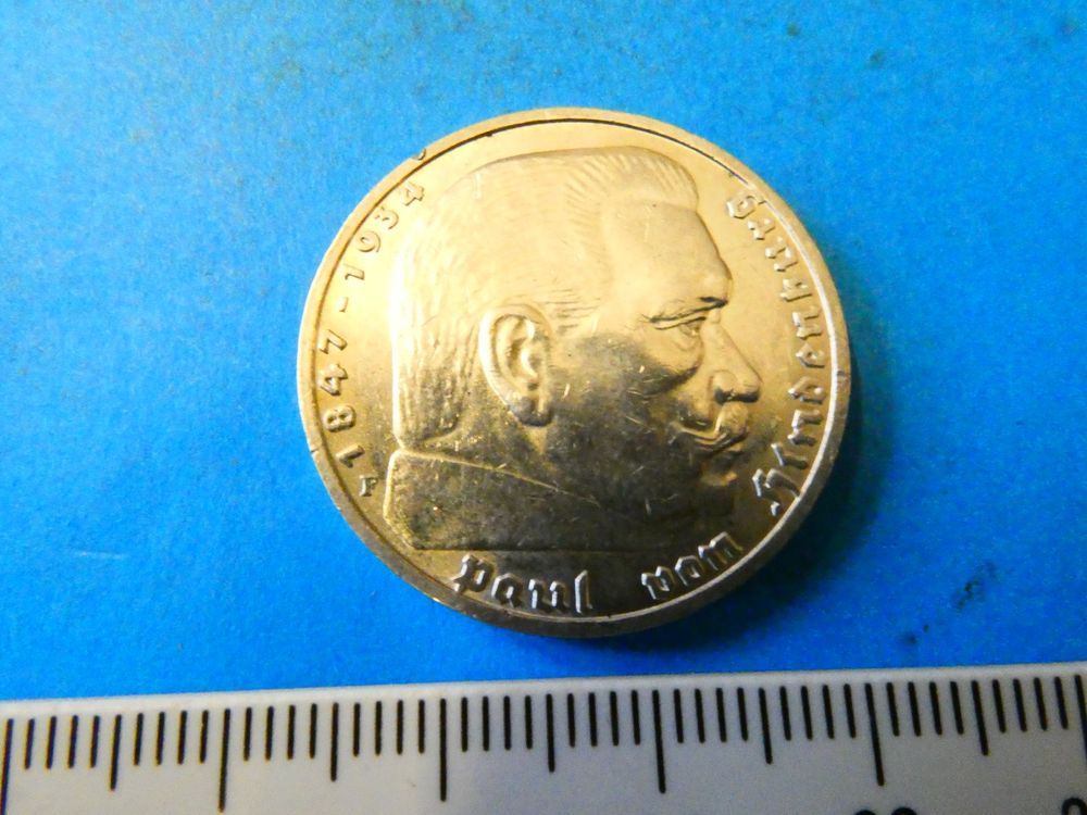Dt. Reich 1938 F, 5 Reichsmark - Silber | Kaufen auf Ricardo