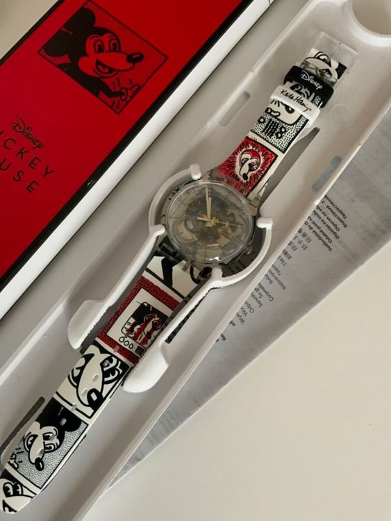 Swatch MICKEY MOUSE ★ ungetragen Keith Haring - Disney (Neu und ...