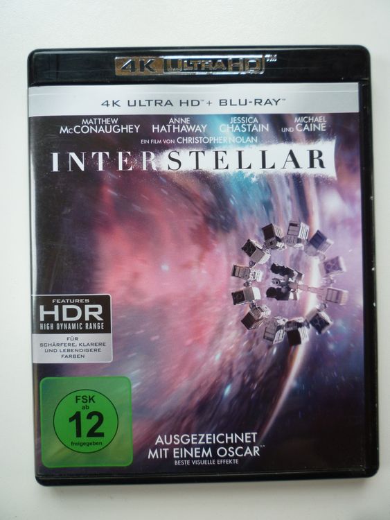 Interstellar 4K Ultra HD + Blu-ray Disc - McConaughey, Damon (Gebraucht ...