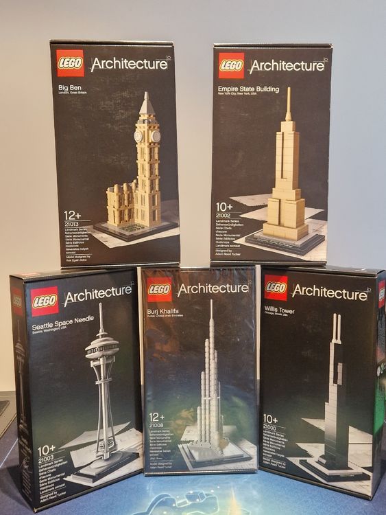 LEGO Architecture Collector’s Lot 11 Iconic Sets (2008–2019) (Neu und ...