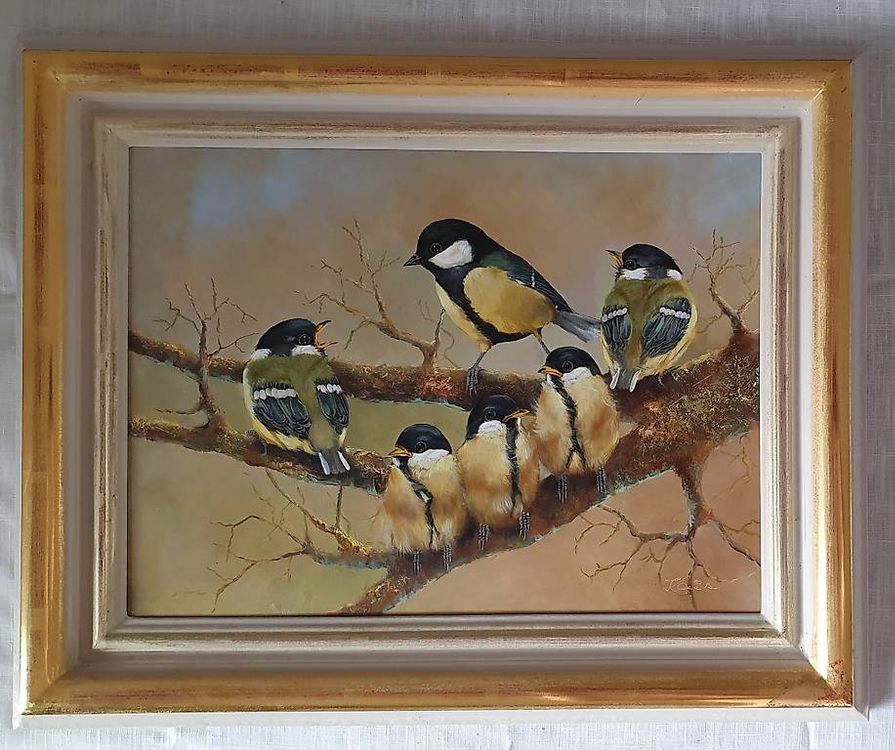 Wolfgang Kaiser 6 Vögel Oel auf Holz (Gebraucht) in für CHF 750 – nur ...