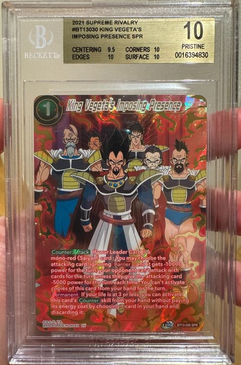 2021 Dragon Ball SUPREME RIVALRY - King Vegeta's - BGS 10 | Kaufen auf ...