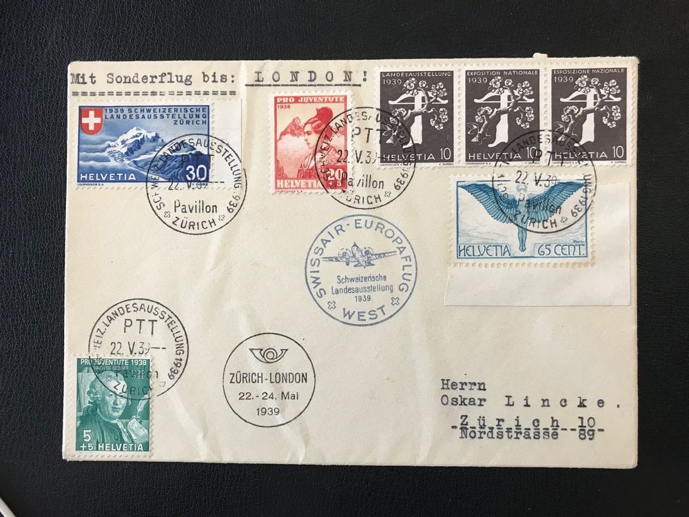 Swissair Europaflug WEST 1939 | Kaufen auf Ricardo
