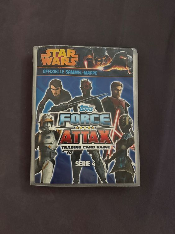 Star Wars Topps Force Attax Trading Card Game, Voller Binder (Gebraucht ...