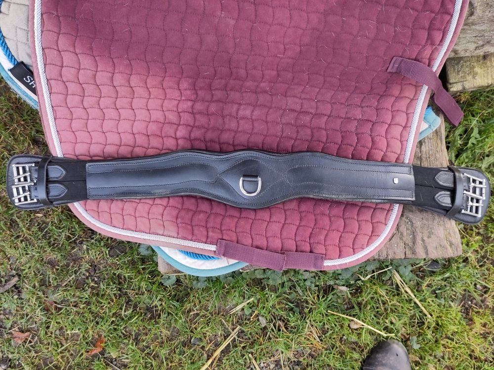 Sattelgurte / Kurzgurte Leder schwarz 85 cm, fast neu (Gebraucht) in Brüttisellen für CHF 15 ...