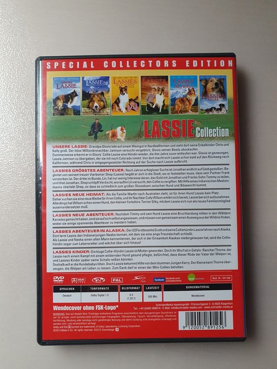 DVD Lassie Collection 6 Filme auf zwei DVD's | Kaufen auf Ricardo