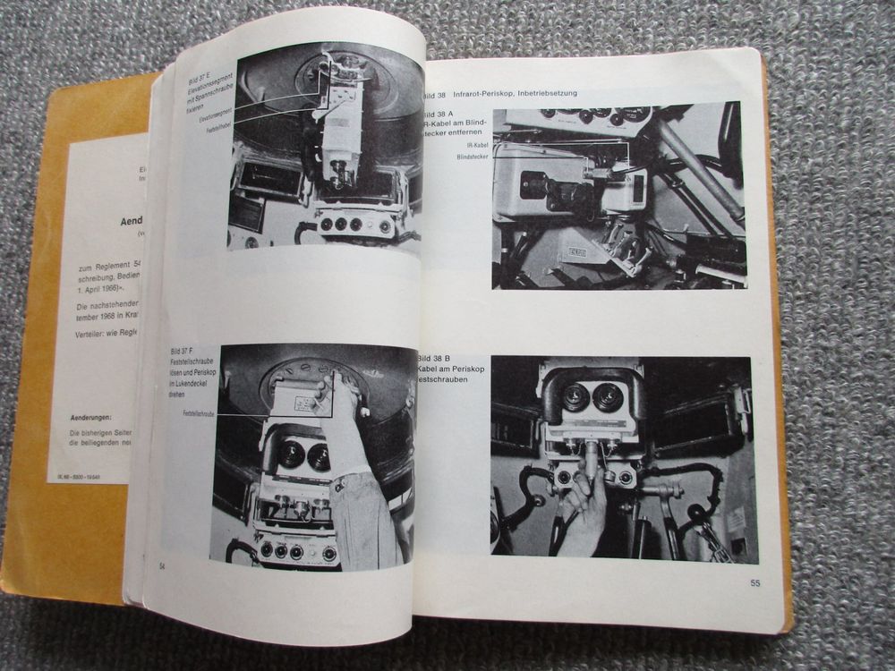 3 Panzer Reglemente der Schweizer Armee "Schützenpanzer 63" (Gebraucht ...