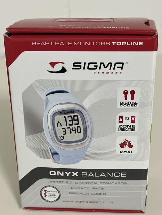 Sigma Onyx Balance Pulsuhr - Top Zustand für Sport! (Neu und ...