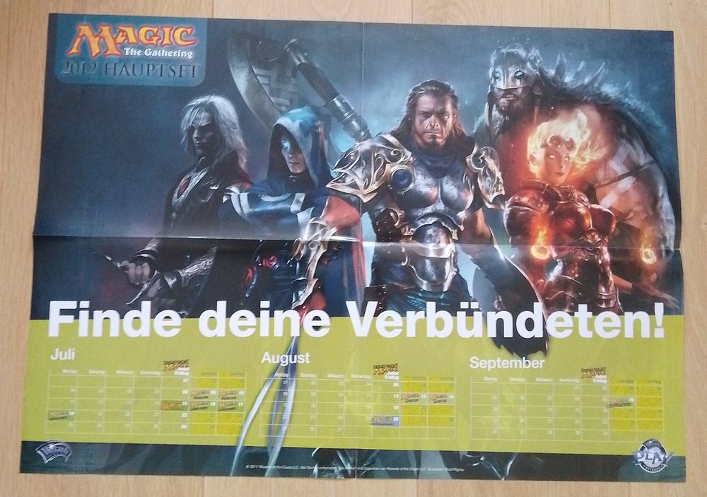 Magic the Gathering Poster Kalender Magic 2012 Planeswalker | Kaufen ...