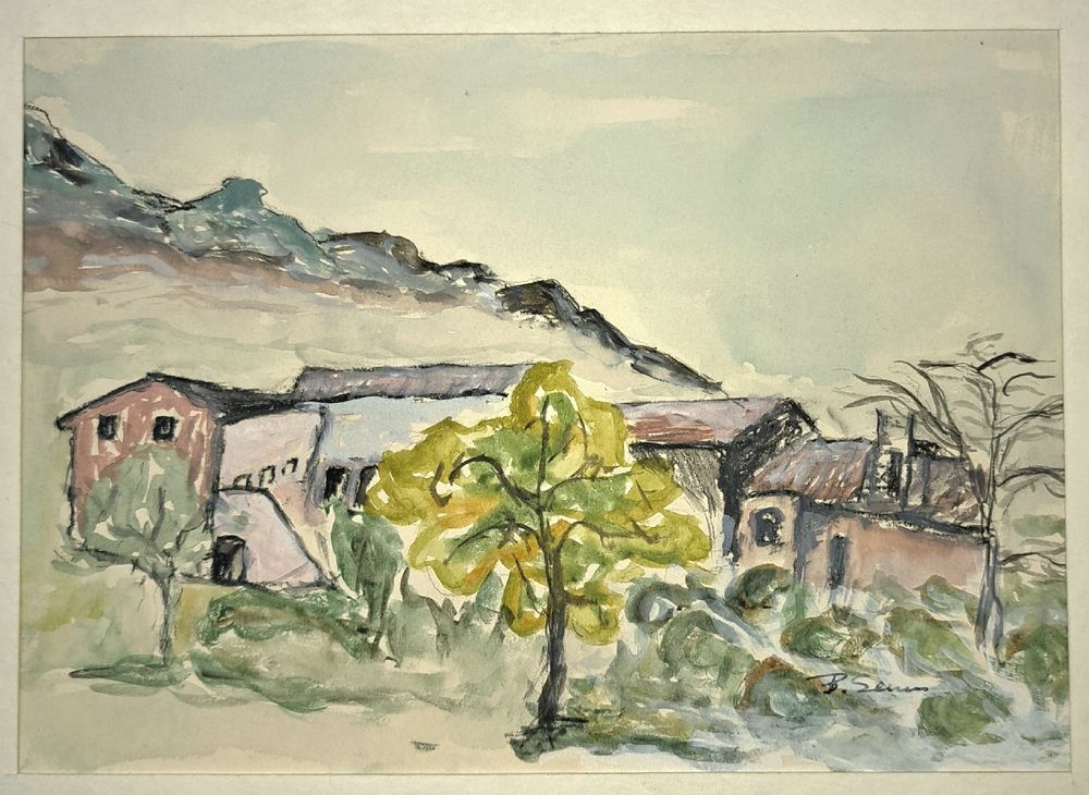 Aquarell von B.Senn signiert (Gebraucht) in Oberdorf NW für CHF 20 – mit Lieferung auf Ricardo ...