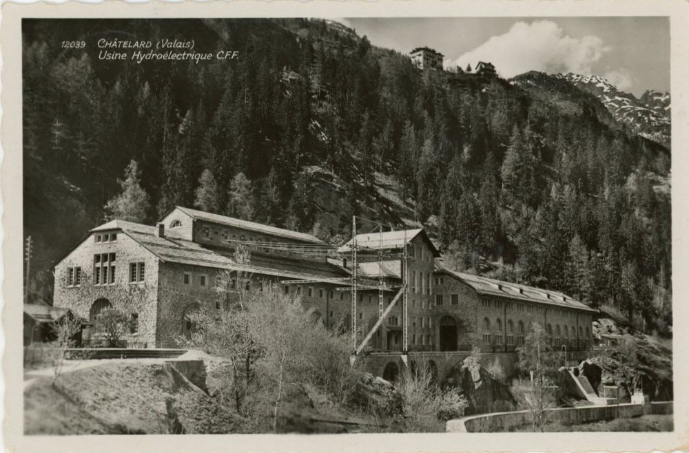 Châtelard VS - Usine Hydroélectrique C.F.F. en 1943 (Gebraucht) in ...