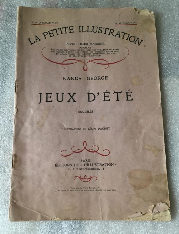 La Petite Illustration Nancy George 1931 | Kaufen auf Ricardo