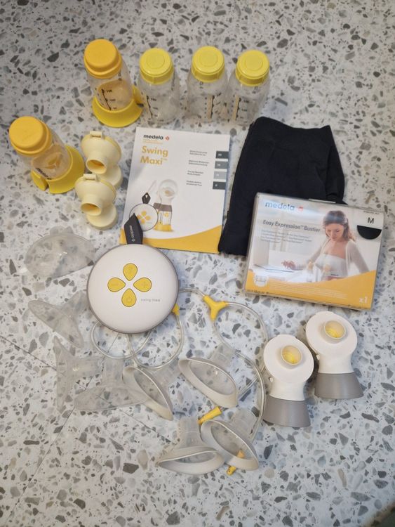 Medela elektrische Doppelmilchpumpe swing maxi (Gebraucht) in Bäretswil für CHF 60 – mit ...