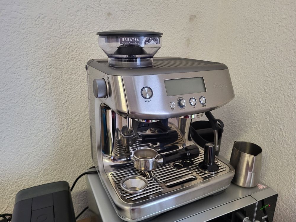 Sage Barista Pro Siebträger Kaffeemachine fast neuwertig OVP (Gebraucht ...
