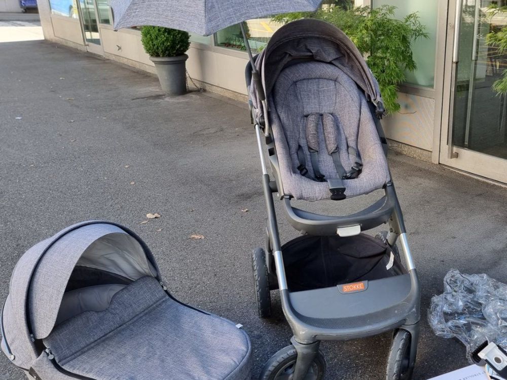 Stokke Trailz Kinderwagen, Wanne + Sportsitz, super Zustand! (Gebraucht ...