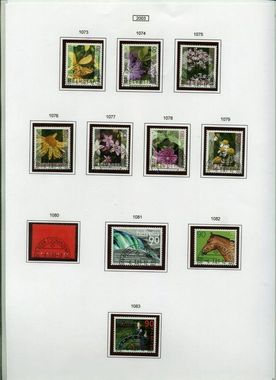 10 AUSGABEN 2003 ET BERN - LUXUS FR. 56.70 (Gebraucht) in Sarmenstorf für CHF 1 – mit Lieferung ...