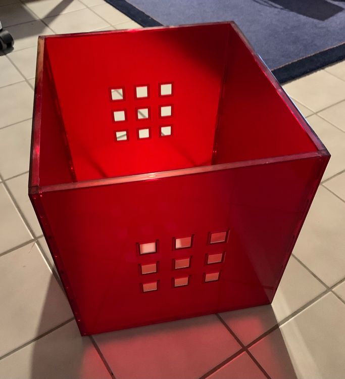 IKEA LEKMAN Box rot | Kaufen auf Ricardo