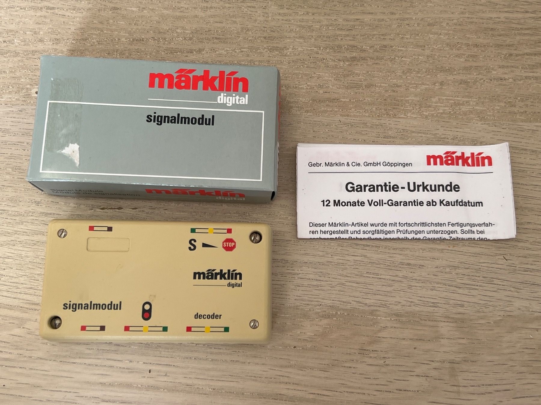 Märklin 72441 Signalmodul (1) (Gebraucht) in St-Aubin-Sauges für CHF 15 – mit Lieferung auf ...
