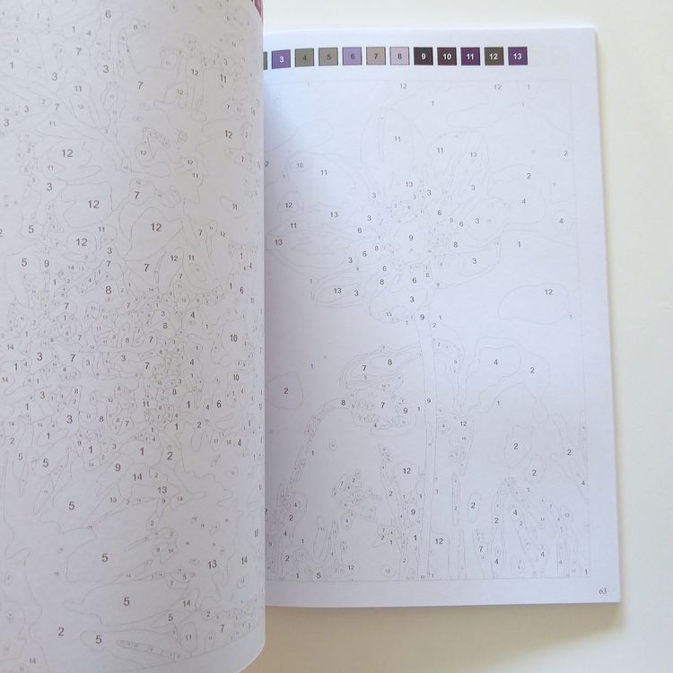 Malen nach Zahlen - 72 Blatt - A4 - Malbuch (Neu und originalverpackt) in Basel für CHF 5 – mit ...