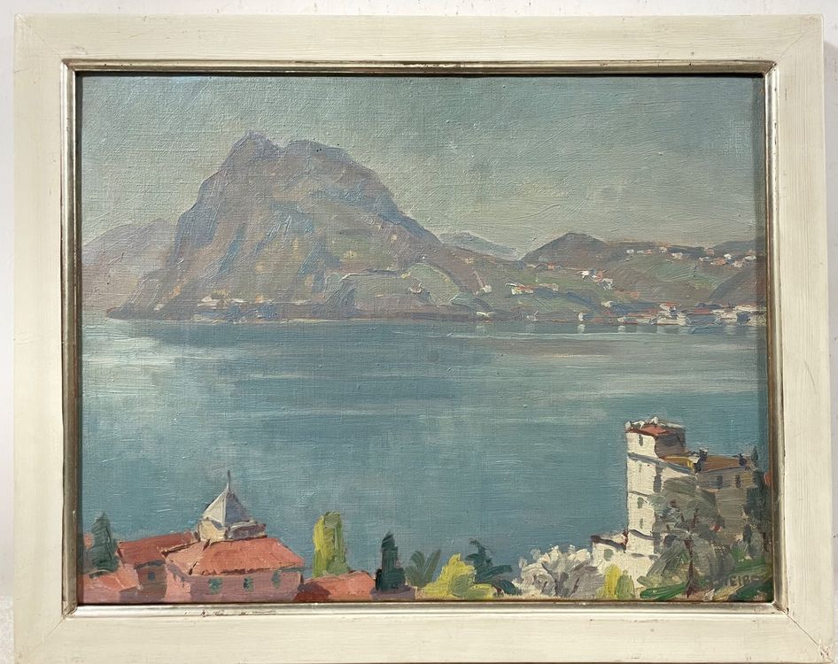 Franz Joseph Adolf Weibel Gemälde - Castagnola Tessin (Gebraucht) in ...