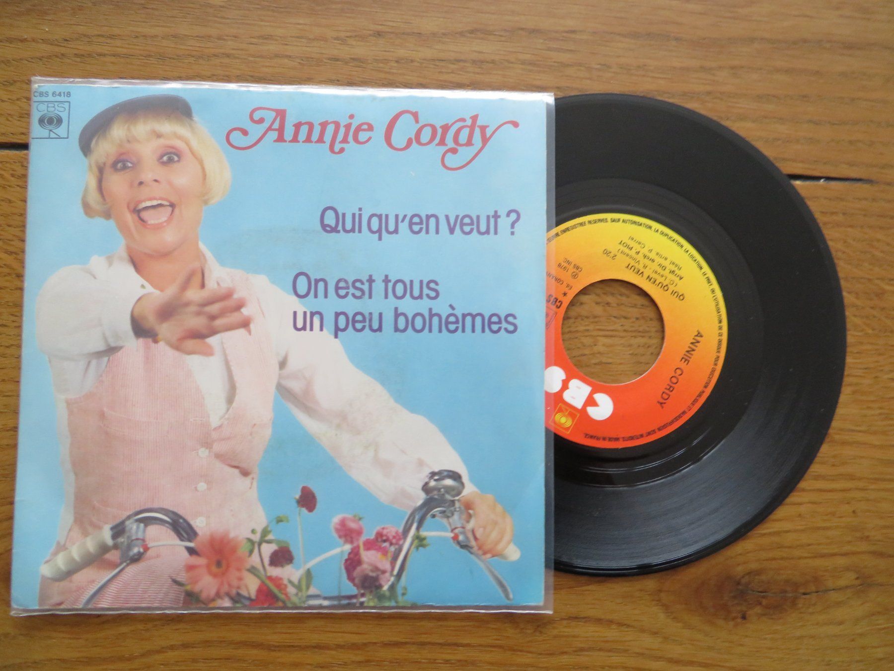 Annie Cordy Single Schallplatte "Qui qu'en veut?" Top! (Neu (gemäss ...